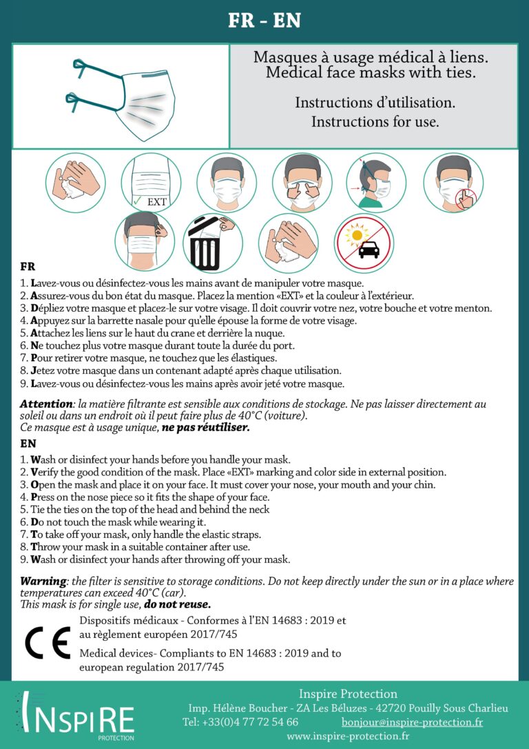 Instructions d'utilisation et symboles utilisés sur le packaging ...